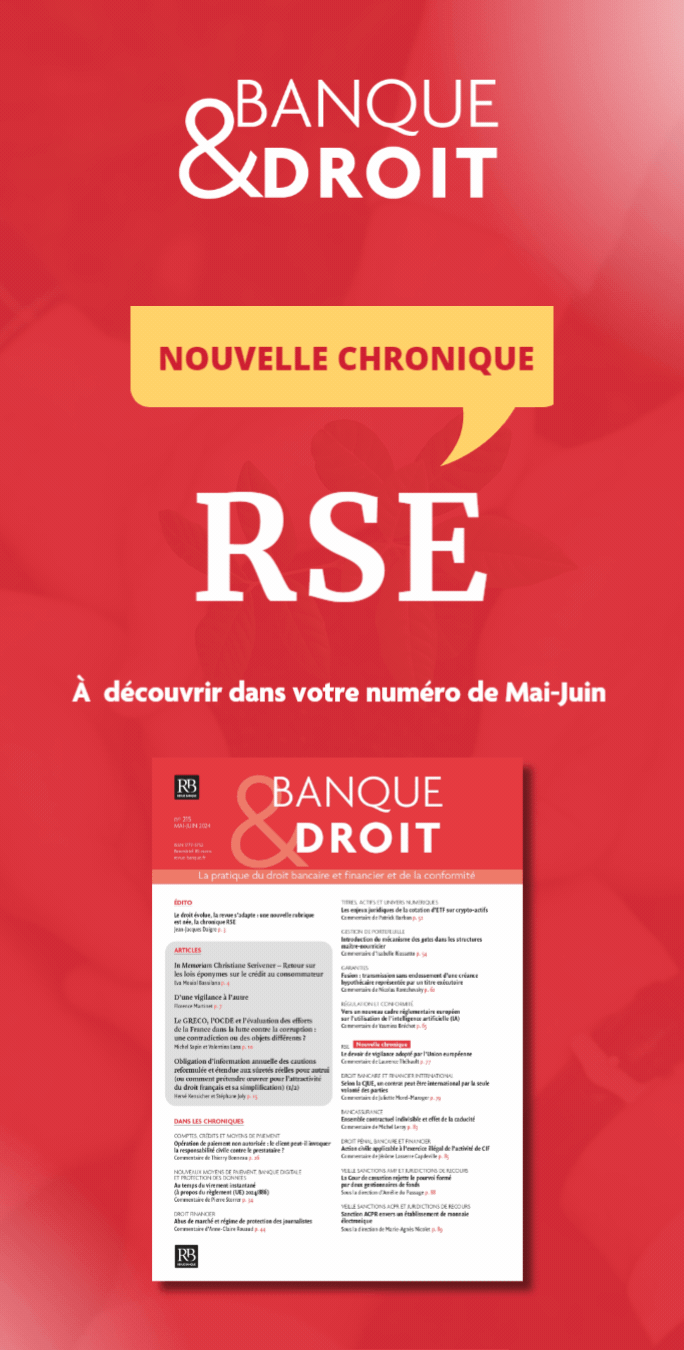 Accueil - Revue Banque